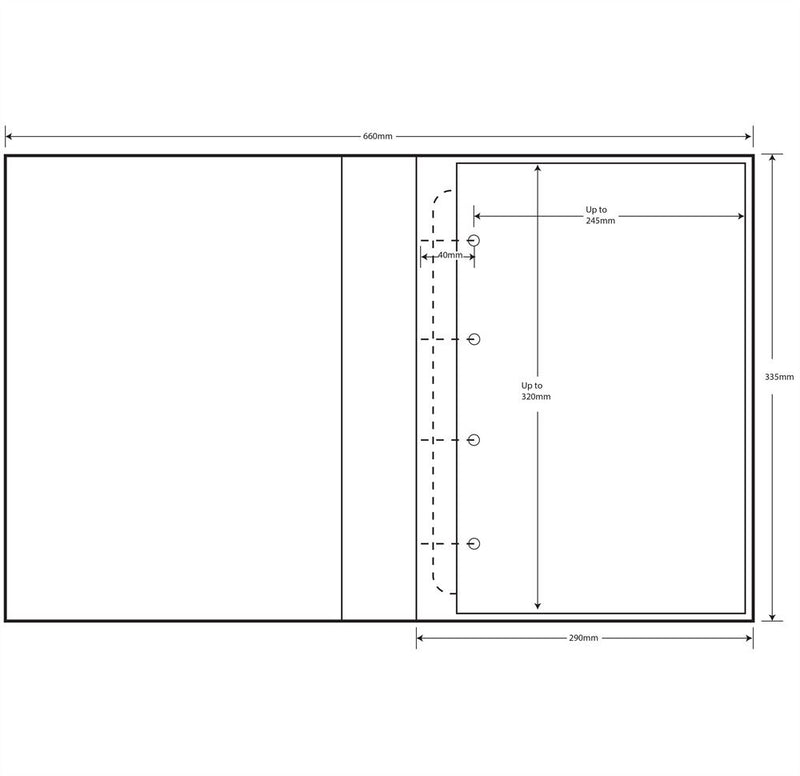 A4 Black Archival Ring Binder Conservation Supplies A4 Black Archival Ring Binder Conservation Supplies